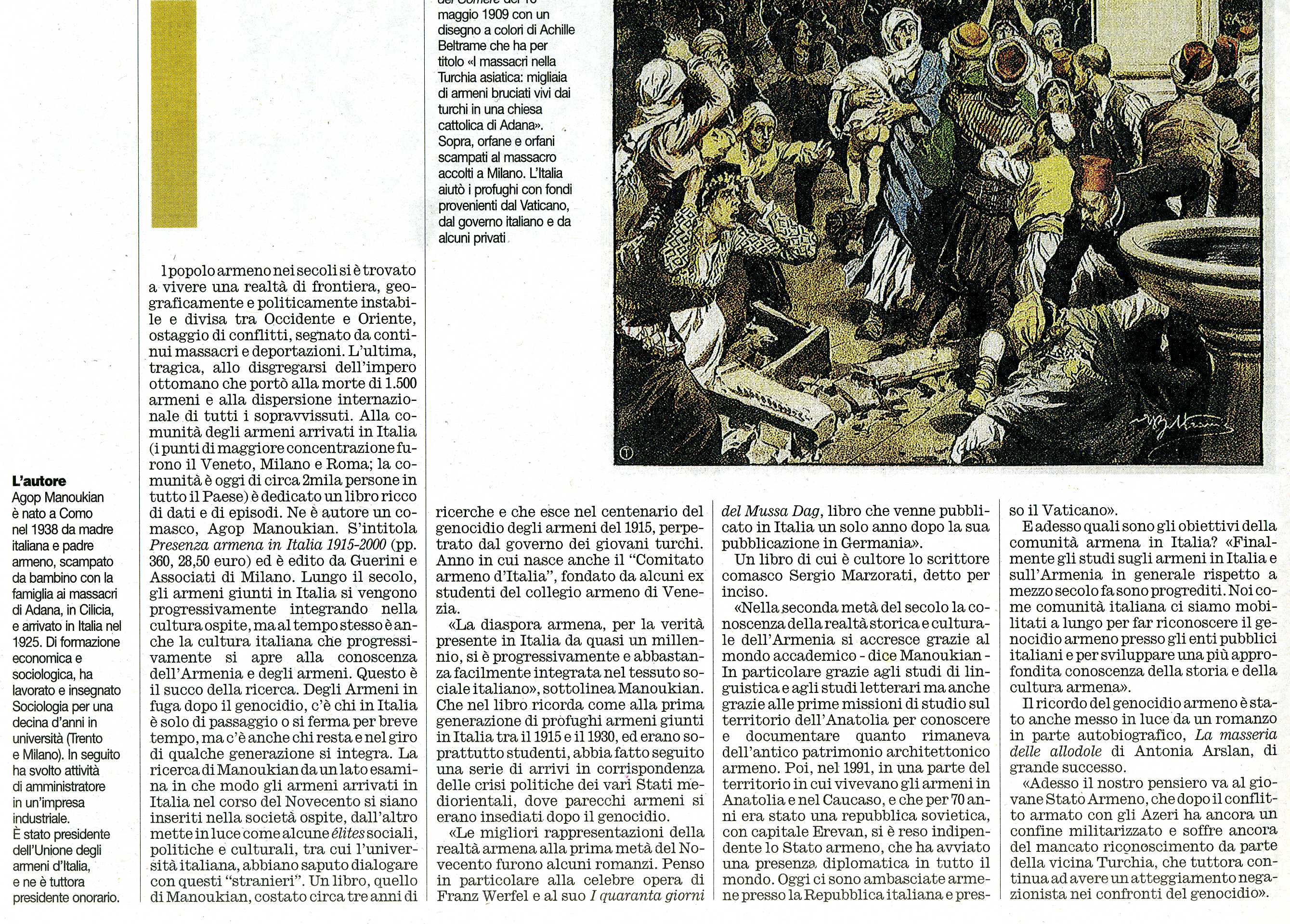 AGOP MANOUKIAN, PRESENZA ARMENA in ITALIA 1915-2000, Guerini e ...