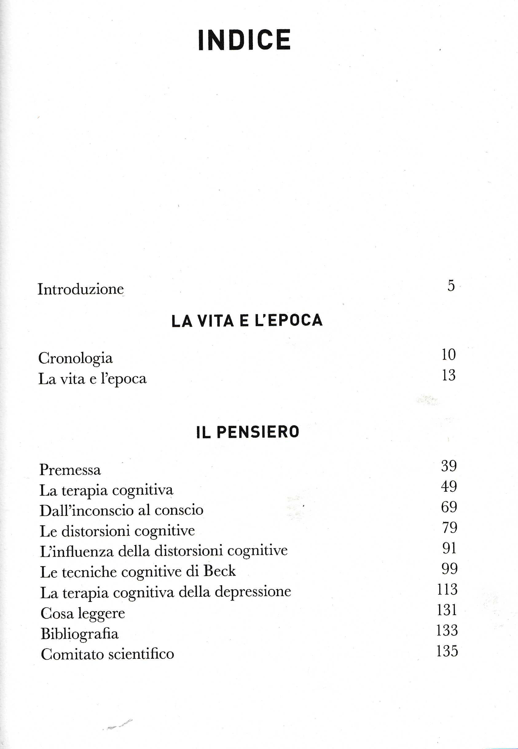 BECK Aaron, La psicoterapia cognitiva, a cura di Barbara Cacciola ...
