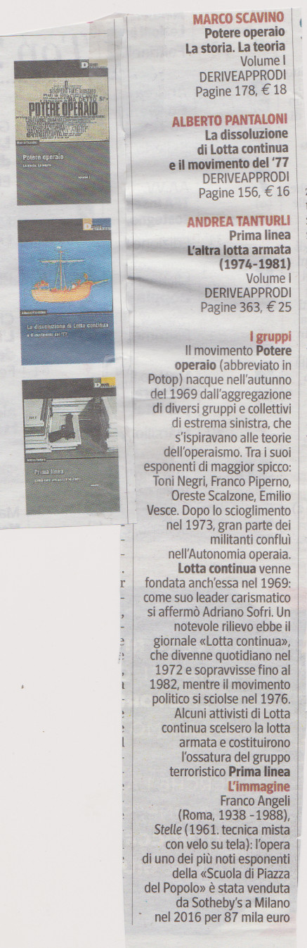 storia politica. Libri sul TERRORISMO di sinistra in Italia: potere ...