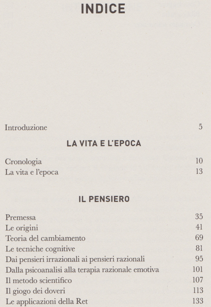 Albert ELLIS, a cura di Barbara Cacciola, L’approccio razionale alle ...