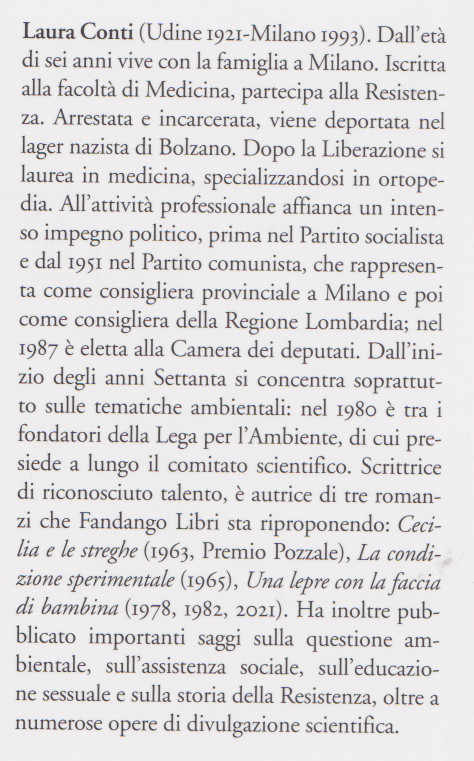Laura Conti, Una lepre con la faccia da bambina, Fandango Libri, 2021 ...