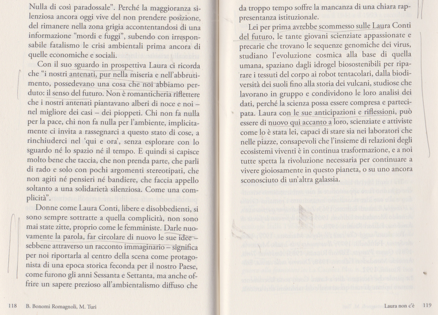 Barbara Bonomi Romagnoli, Marina Turi, Laura non c’è. Dialoghi ...